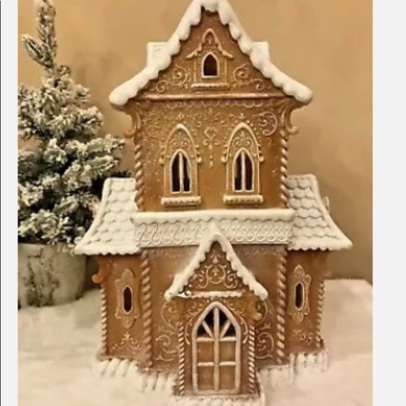 Raz | Holiday | New Victorian White Icing Scrollwork Lighted ...